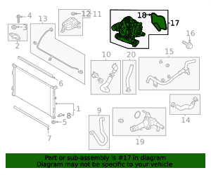 25600-2J010 - Engine Coolant Thermostat 2020-2023 Hyundai Sonata ...