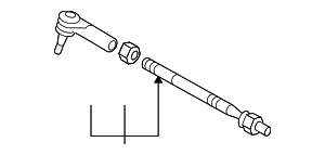 2007-2015 Audi Q7 Tie Rod Assembly 7L0-422-804-D | OEM Parts Online