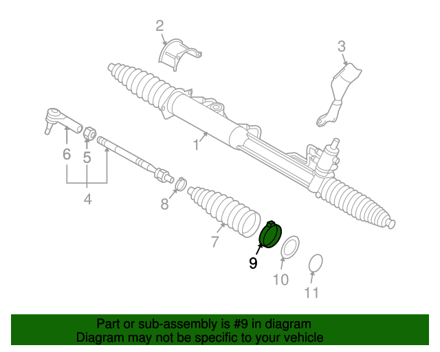 N-105-517-01 - Boot Clamp 2007-2015 Audi Q7 | Audi OEM Parts