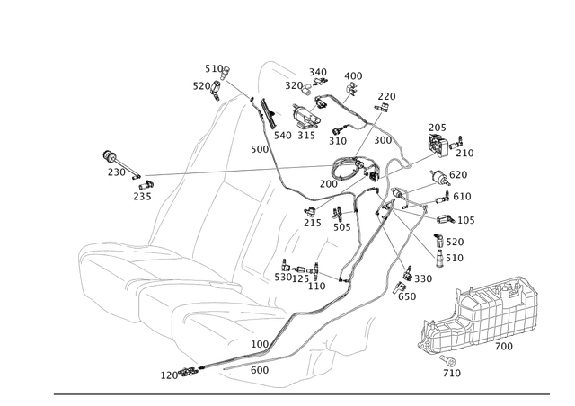117-078-07-81 - Hose 1968-2014 Mercedes-Benz | Mercedes-Benz USA Parts