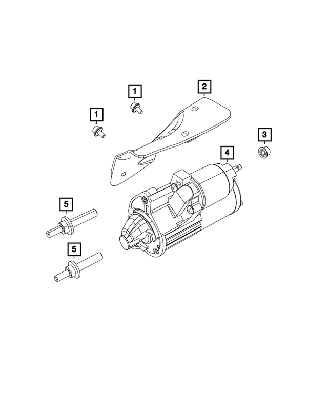 2014-2024 Mopar Engine Starter 56029722AA | Mopar eStore