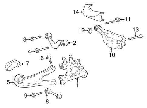 Rear Suspension for 2015 Lexus RX350 | OEM Parts Online