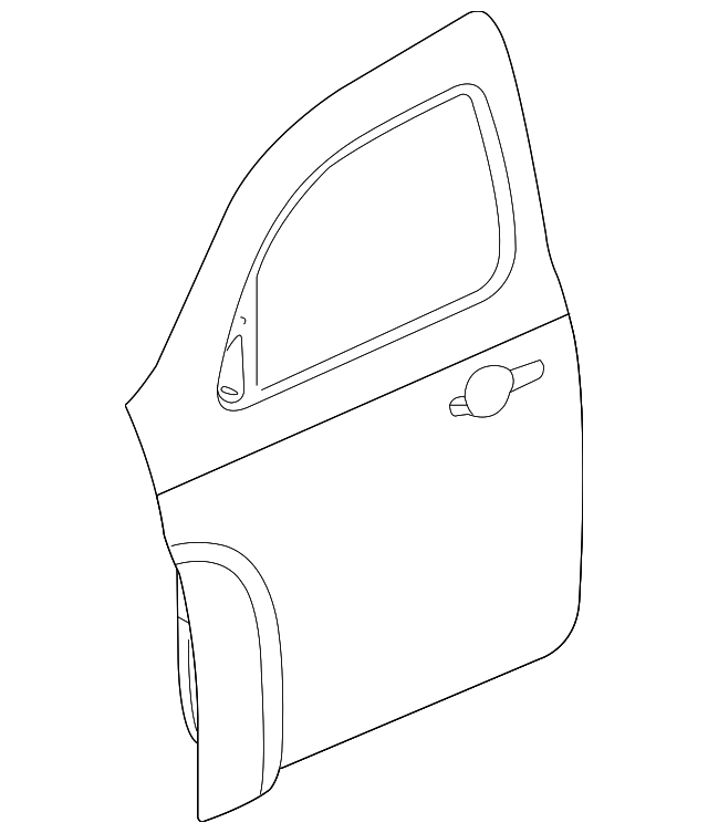 20915589 Door - New OEM Part From GM Parts Direct | GM Parts Store