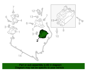 LR117099 - Motor Mount - 2018-2020 Land Rover Range Rover Velar | Land ...