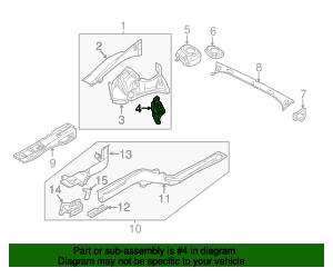 2016-2021 Volkswagen Passat Retainer Plate 561-810-812-A | OEM Parts Online