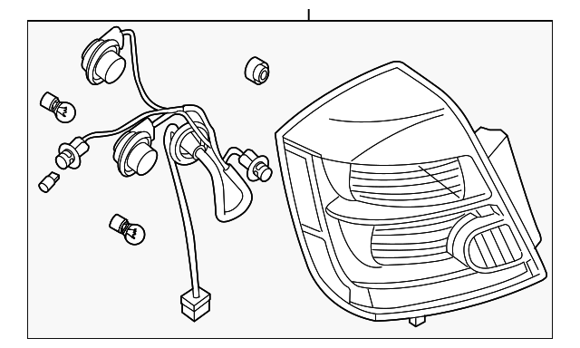2007-2009 Nissan Sentra Combo Lamp Assembly 26550-ET00B | Nissan Parts Plus