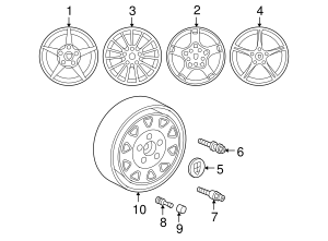 2004-2023 Porsche Wheel Bolt WHT-006-978 | OEM Parts Online