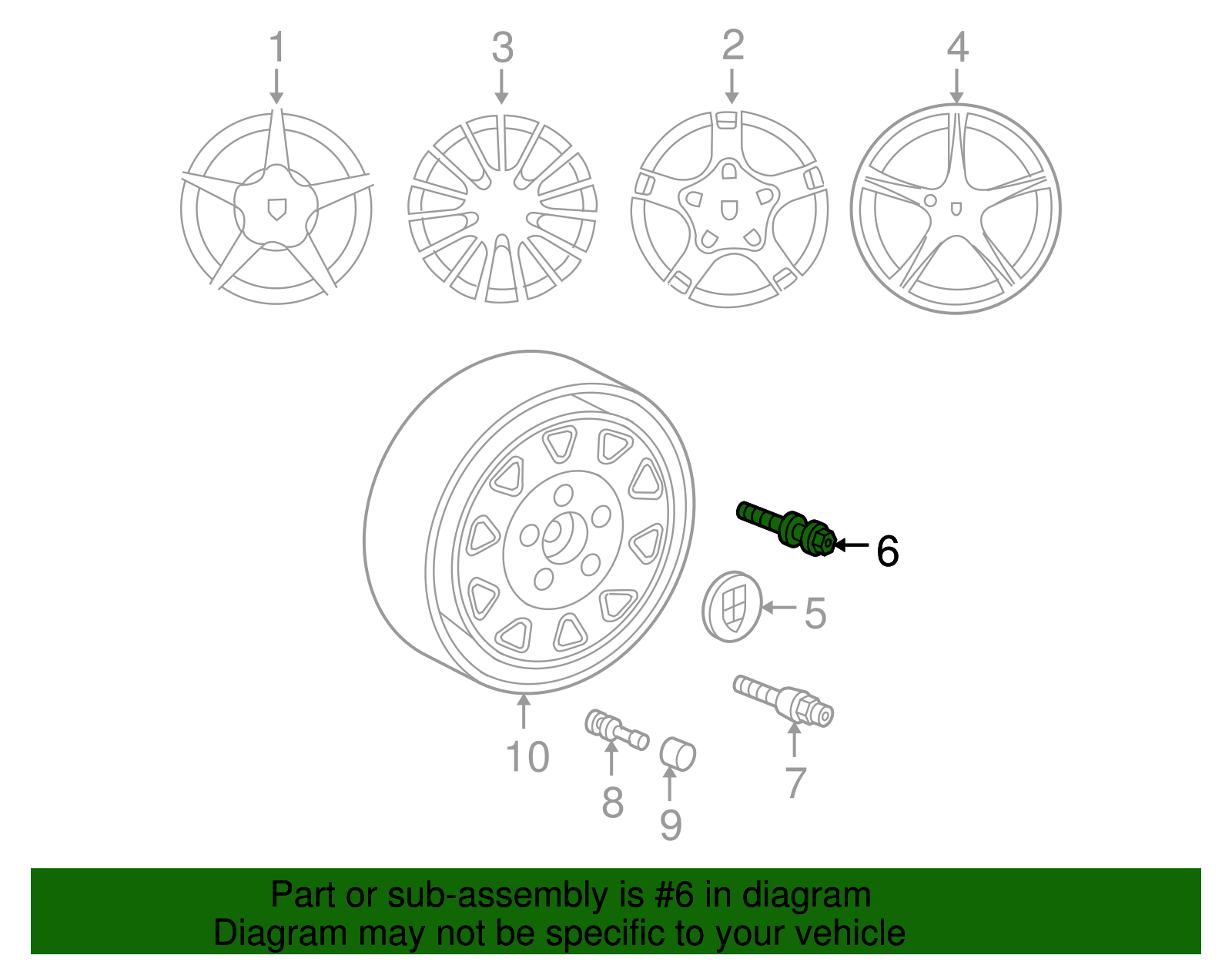 2004-2023 Porsche Wheel Bolt WHT-006-978 | OEM Parts Online