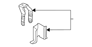2020-2023 GMC Body Driver Side Front Fender Upper Rear Bracket 84524020 ...