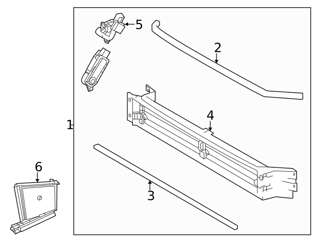 2021-2024 Toyota Shutter Assembly Lower Seal 53156-0R170 | Toyota Parts ...