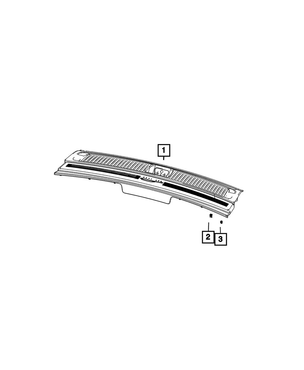 2025 Jeep Wagoneer S Lift-Gate Scuff Plate 7JR18TX7AC | Mopar.com ...