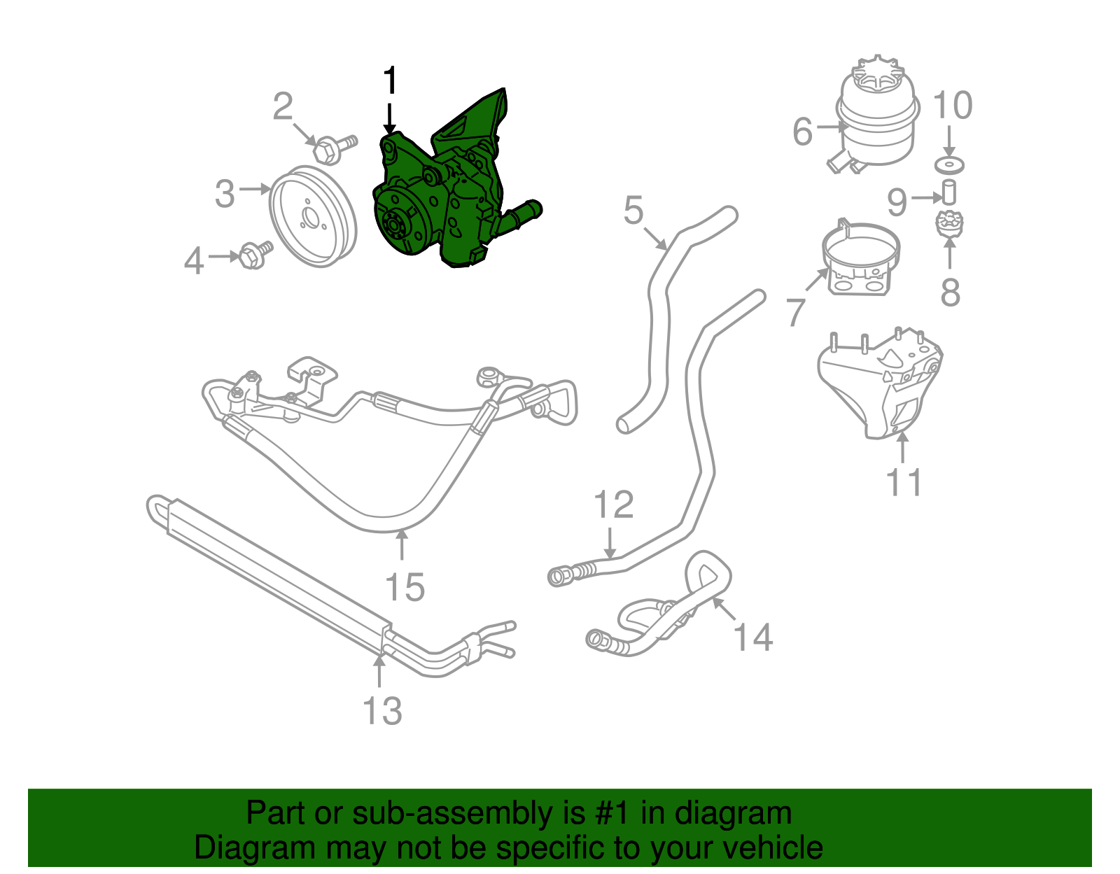 32416779245 - 2007-2013 BMW Power Steering Pump (32-41-6-779-245) | BMW ...