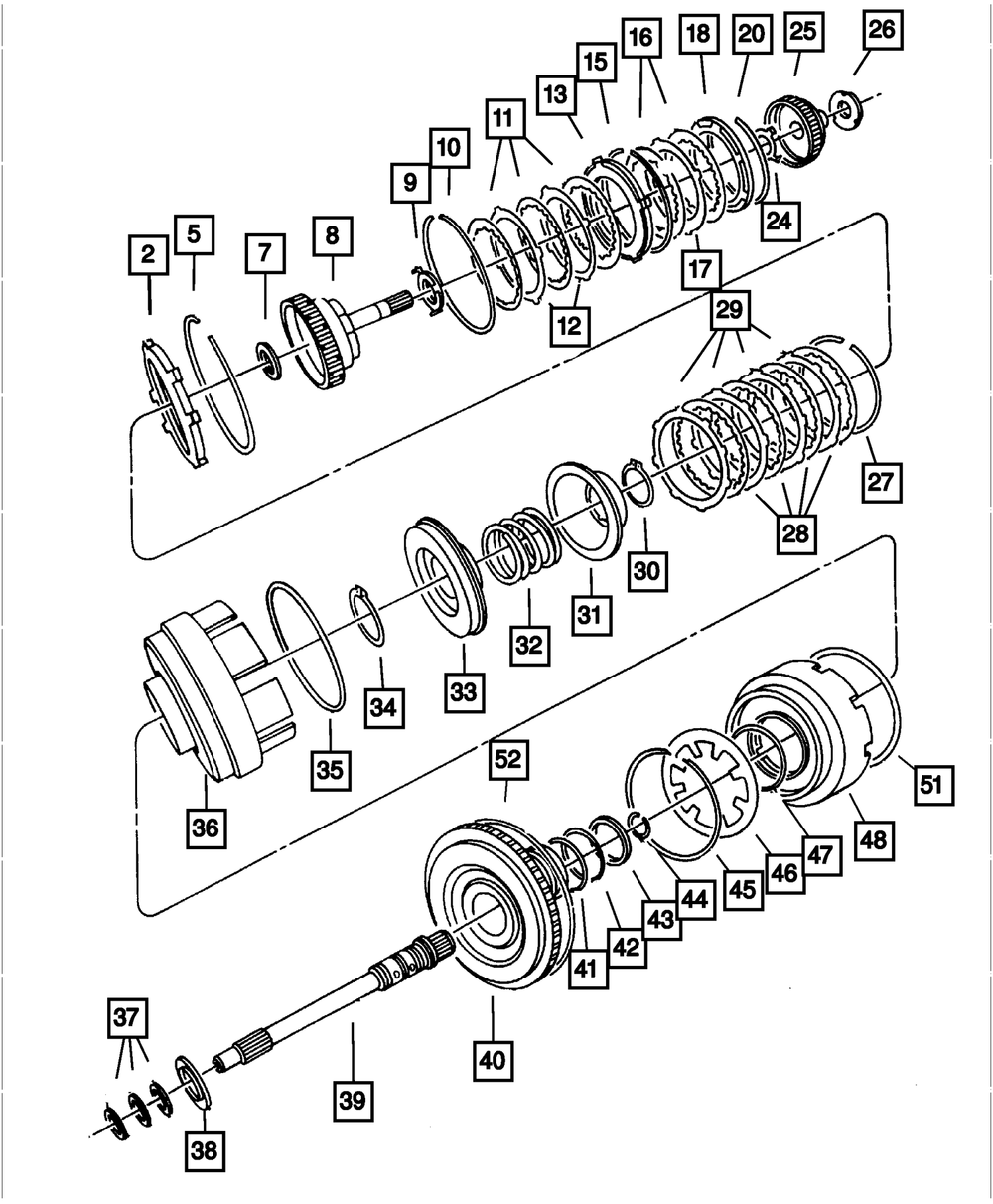 2001-2012 Mopar Trans-Axle Input Shaft Package 04626452AB | Retail ...