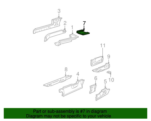 F2UZ-15113A44-A - Extension Panel - 1992-2014 Ford | Lasco Auto Parts
