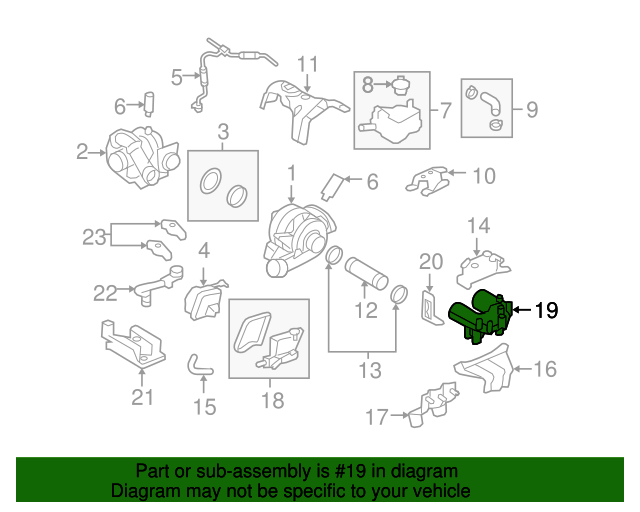 2008-2010 Ford Hose 8C3Z-6W650-B | OEM Parts Online