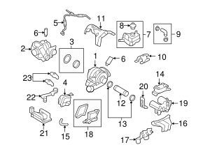 2008-2010 Ford Turbocharger Seal Kit 8C3Z-9T514-C | OEM Parts Online