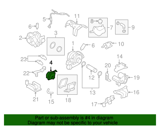 2008-2010 Ford Actuator 8C3Z-9J559-C | Varsity Ford