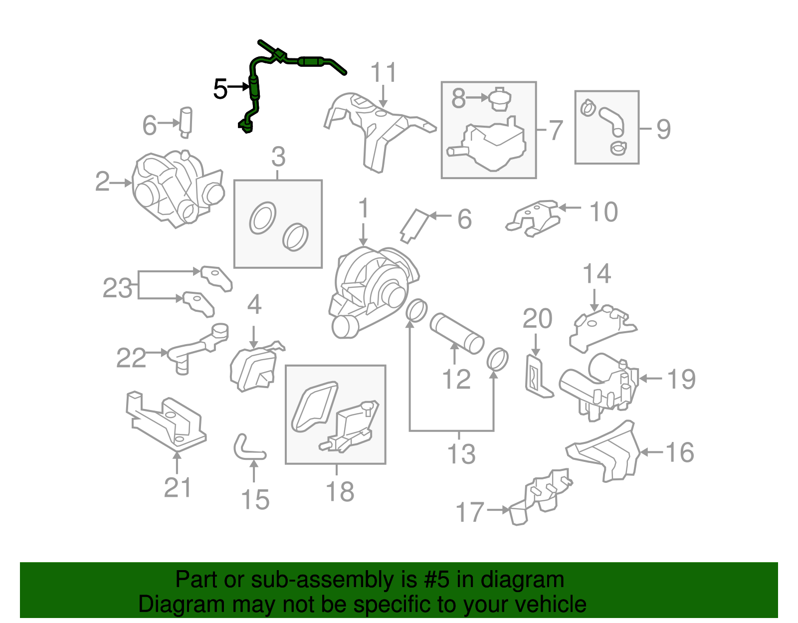 2008-2010 Ford Tube Assembly 8C3Z-9T516-C | Retail Performance Auto Parts