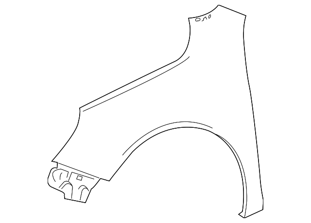 2013-2016 Chevrolet Fender - Passenger Side (RH) 22899771 | TascaParts.com