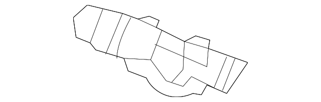 22986141 - Passenger Side Front Bumper Fascia Outer Support 2013-2016 ...