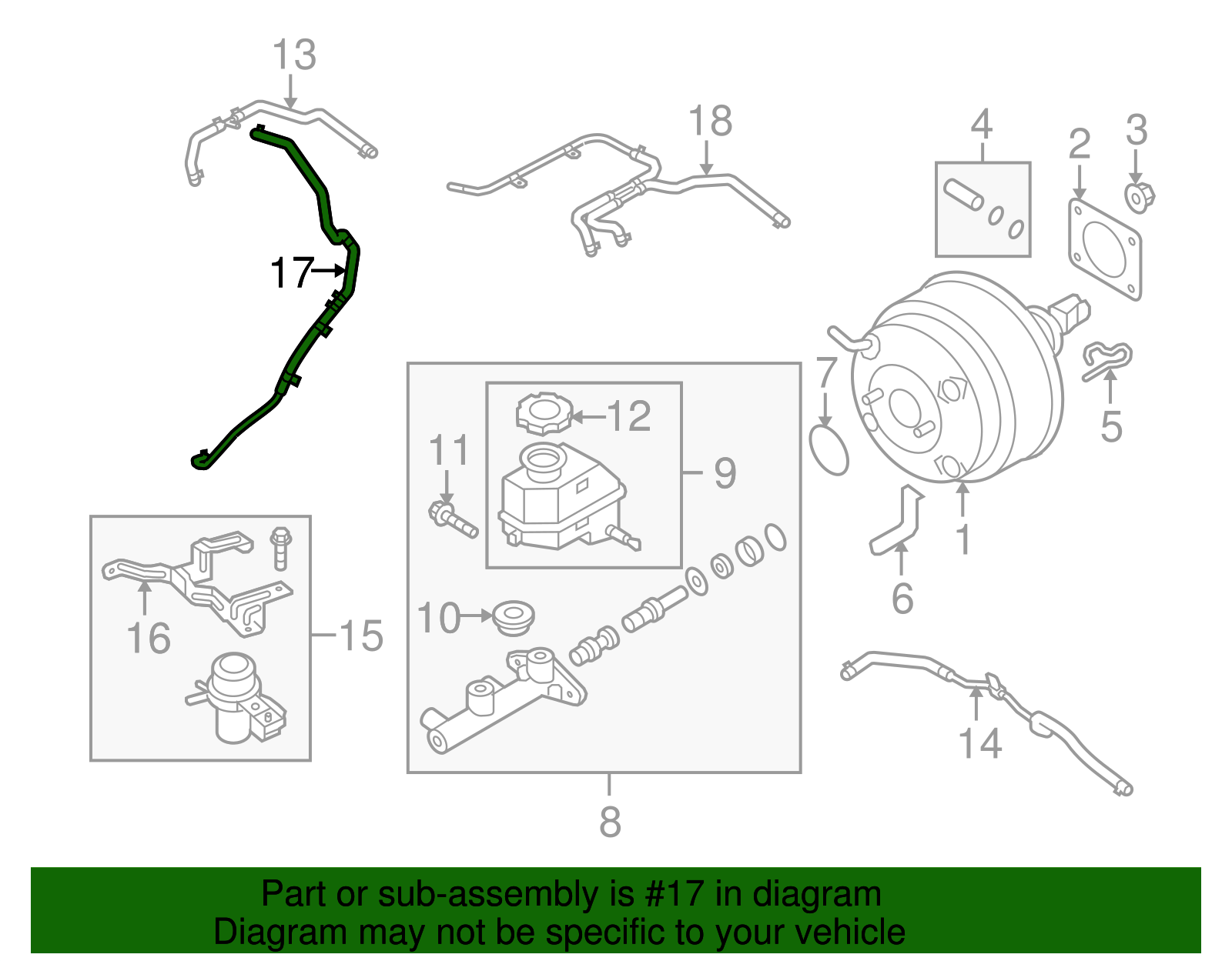 59130-2M870 - 2013-2014 Hyundai Genesis Coupe - Hose | Hyundai Parts ...