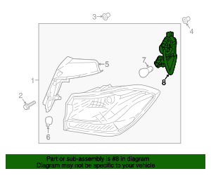 Hyundai - 92480-G3110 - Socket & Wire - 2018-2020 Hyundai Elantra GT ...