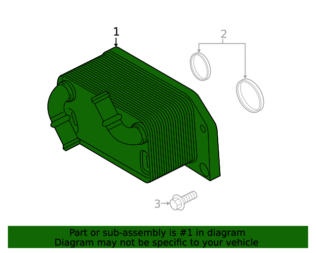 31368636 - Engine Oil Cooler 2015-2023 Volvo | AutoNationParts.com