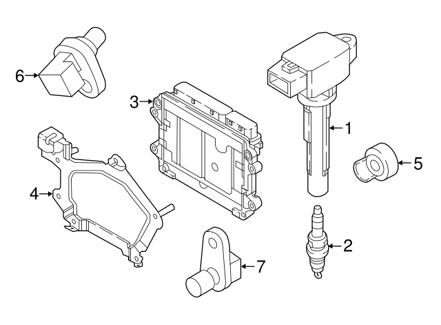 2016-2018 Toyota Engine Control Module (ECM) 89661-WB004 | Toyota Parts ...