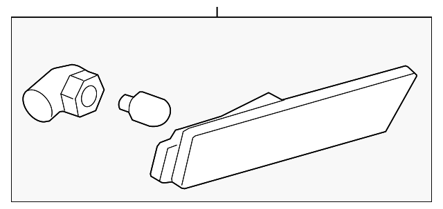 2010-2015 Chevrolet Camaro Front Passenger Side Marker Lamp 92246244 GM ...