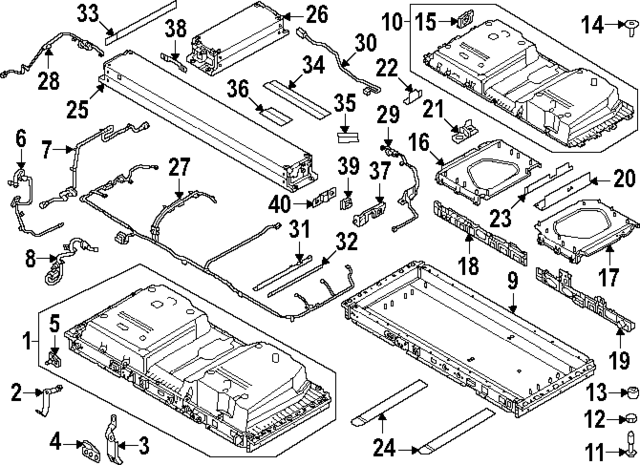 2023 Land Rover Range Rover Sport Battery Box Nut LR166511 | Express ...