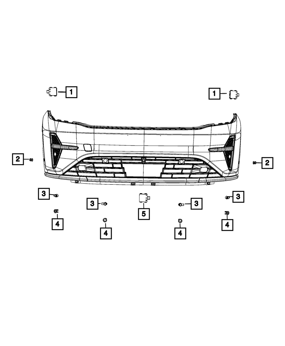 2025 Jeep Wagoneer S Park Assist Sensor 7RW86DX8AA | Mopar.com National ...