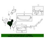 2016-2021 Hyundai Water Pump 25100-2E020 | OEM Parts Online