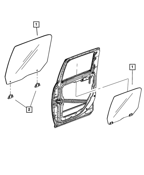 Glass and Interior Rearview Mirror for 2023 Ram 3500 | Mopar Estores