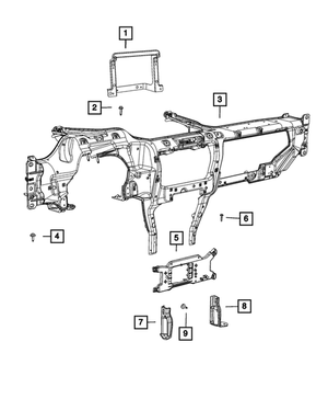 2007-2025 Mopar Hex Head Bolt And Coned Washer 6104390AA | Mopar eStore