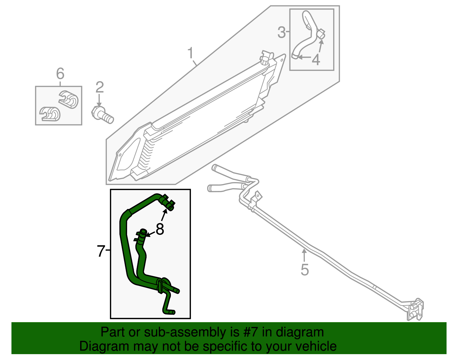 2011-2016 Ford Hose & Tube Assembly BC3Z-7R081-K | OEM Parts Online