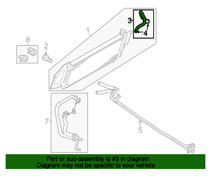 Genuine OEM Ford Part - Cooler Pipe 9C3Z-7890-A | Genuine OEM Ford ...