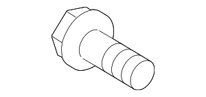 Genuine OEM Ford - Bumper Cover Lower Bolt N808441-S439 | OEM Ford ...