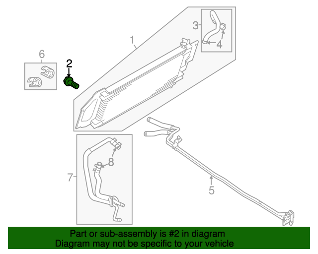 2007-2017 Ford Bumper Cover Lower Bolt N808441-S439 | Miracle Ford Parts
