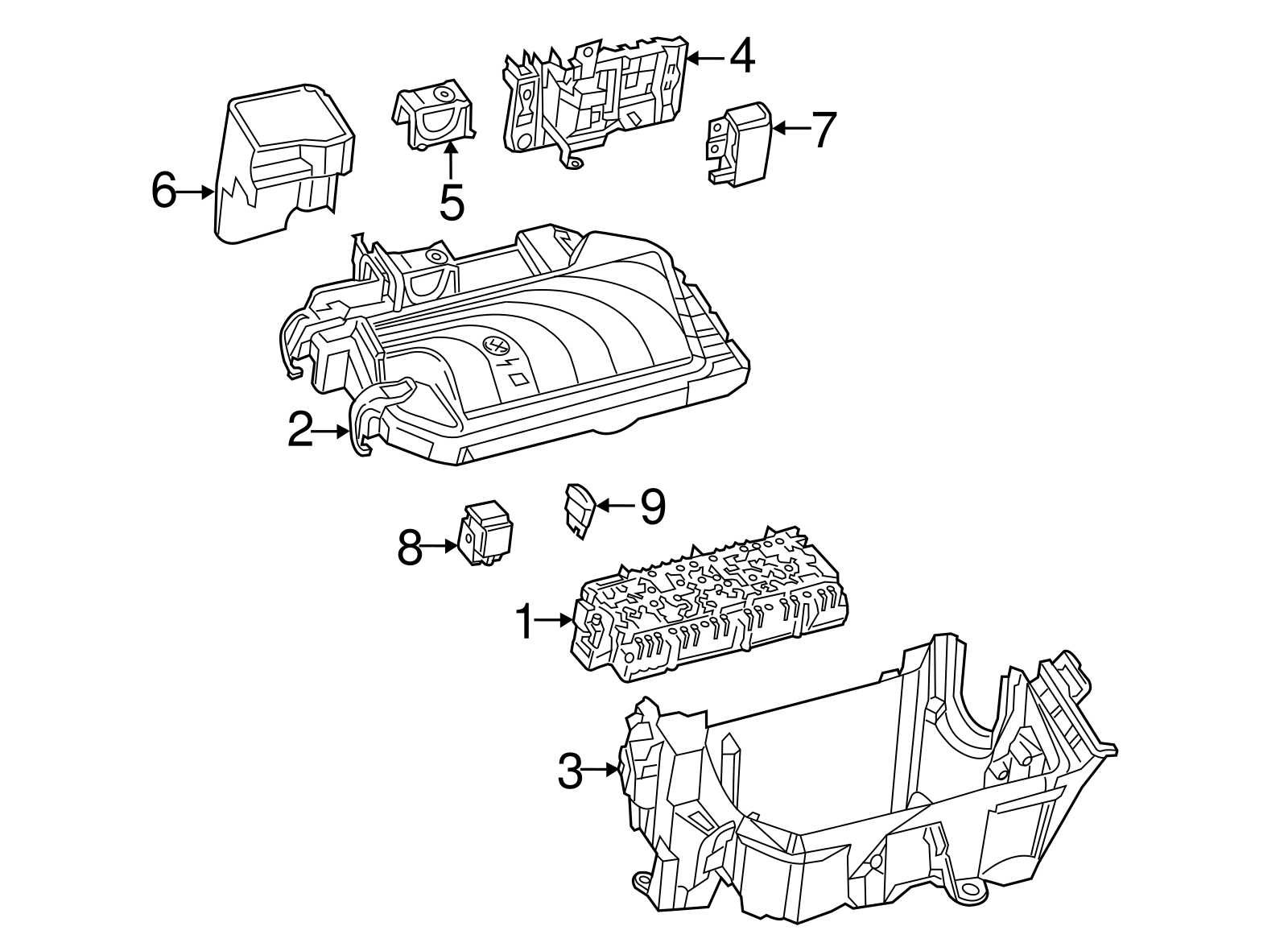 246-540-09-50-64 - Fuse Box 2014-2023 Mercedes-Benz | Mercedes-Benz USA ...
