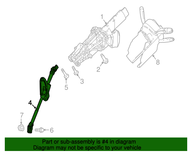447-460-27-00 - Shaft Assembly 2016-2020 Mercedes-Benz Metris ...