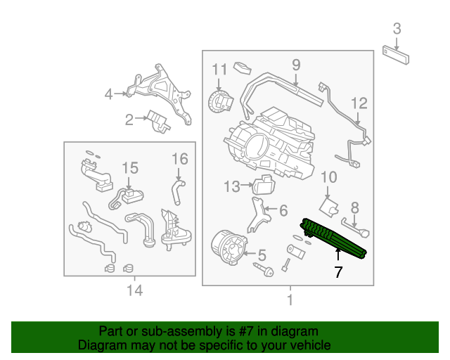 2008-2020 Lexus Evaporator Core 88501-28360 | OEM Parts Online