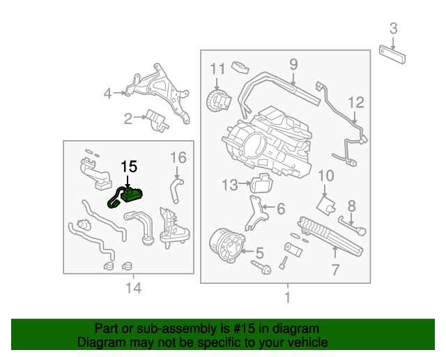 88515-60330 - Expansion Valve 2020-2023 Lexus | Longo Lexus Parts