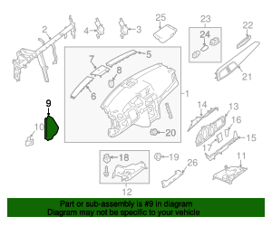 204-680-01-78-9051 - End Cap 2008-2015 Mercedes-Benz | Mercedes-Benz ...