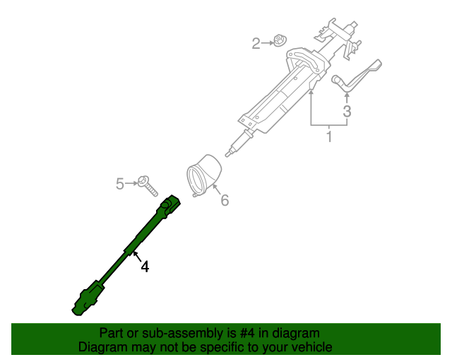 Genuine BMW 32-30-6-887-185 | Lower Shaft | FREE Shipping on Most ...
