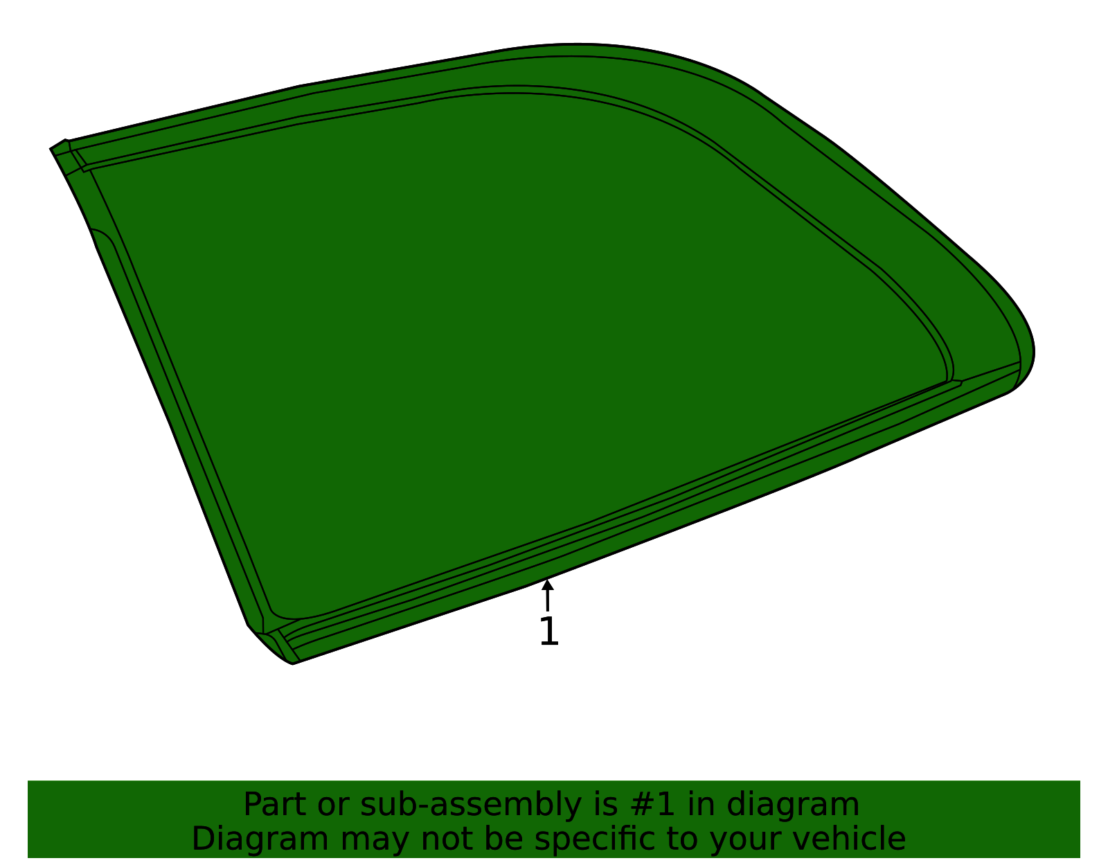 2020-2024 Mercedes-Benz Side Window, Fixed 167-670-71-02 | Mercedes ...