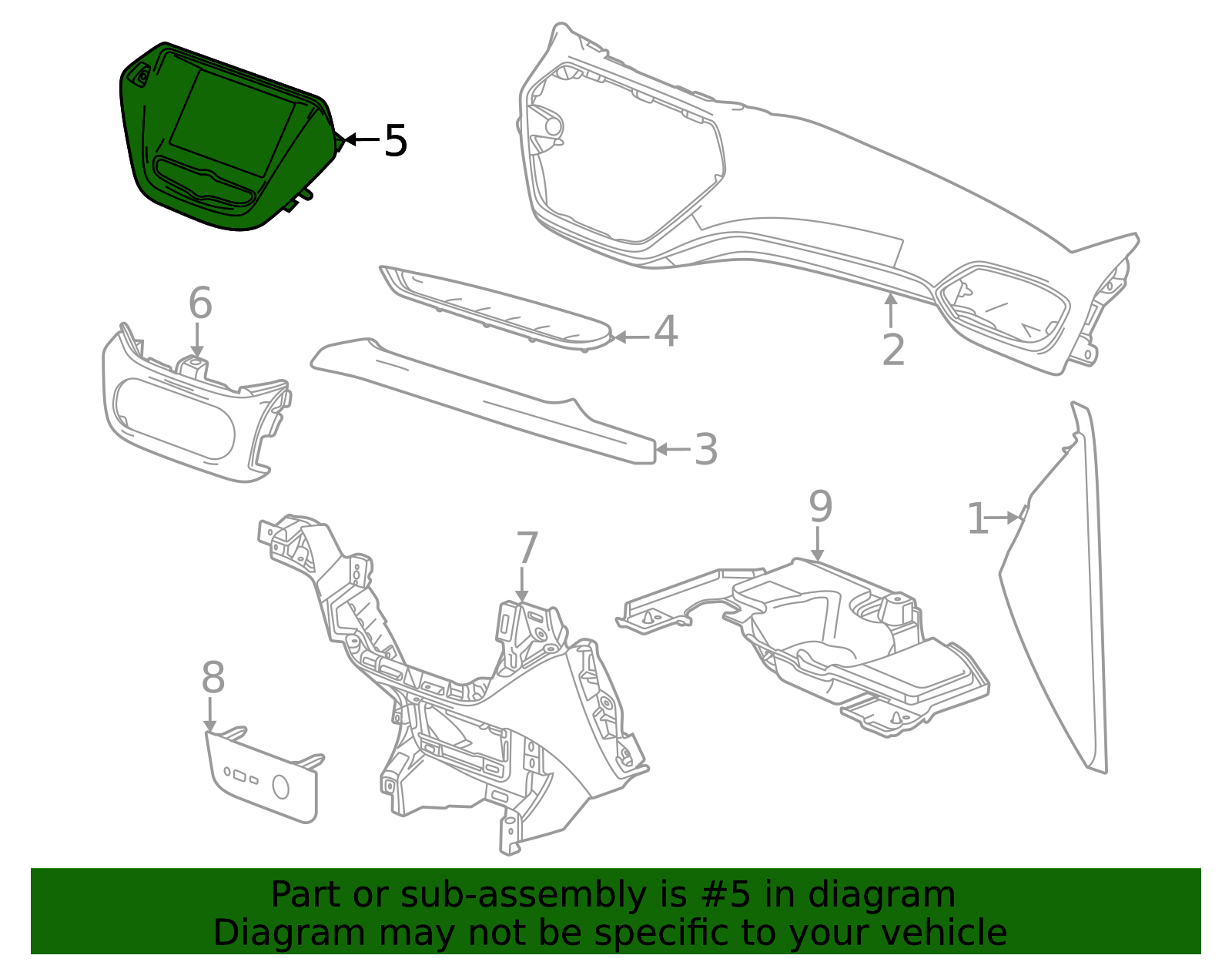 2021-2023 Chevrolet Trailblazer Plate 42749839 GM | GMPartsDirect.com