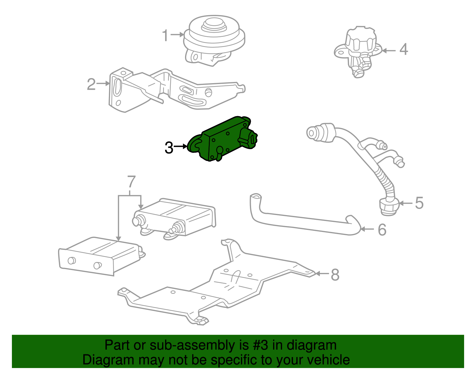 DPFE-5 - Motorcraft™ Exhaust Gas Re-Circulation (Egr) Pressure Sensor ...