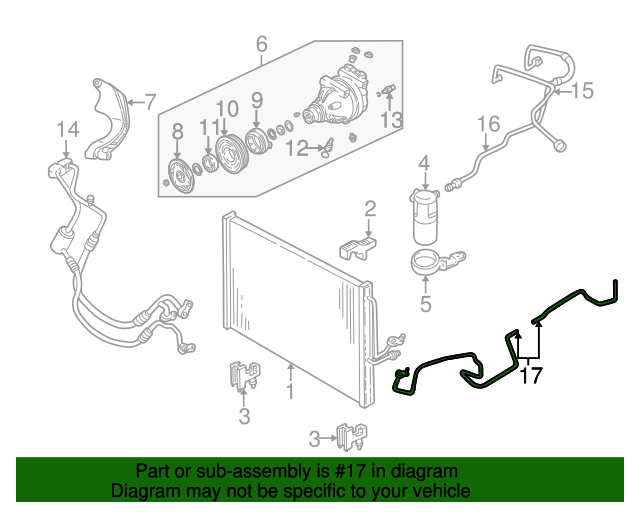 1997-2000 GM Hose 19213713 GM | GMPartsDirect.com
