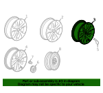 2020-2021 Buick Encore GX Wheel, Alloy 42481744 | GMPartsDirect.com