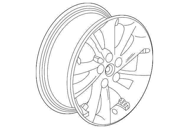 2020-2023 Buick Encore GX Wheel, Alloy 42481744 GM | GMPartsDirect.com